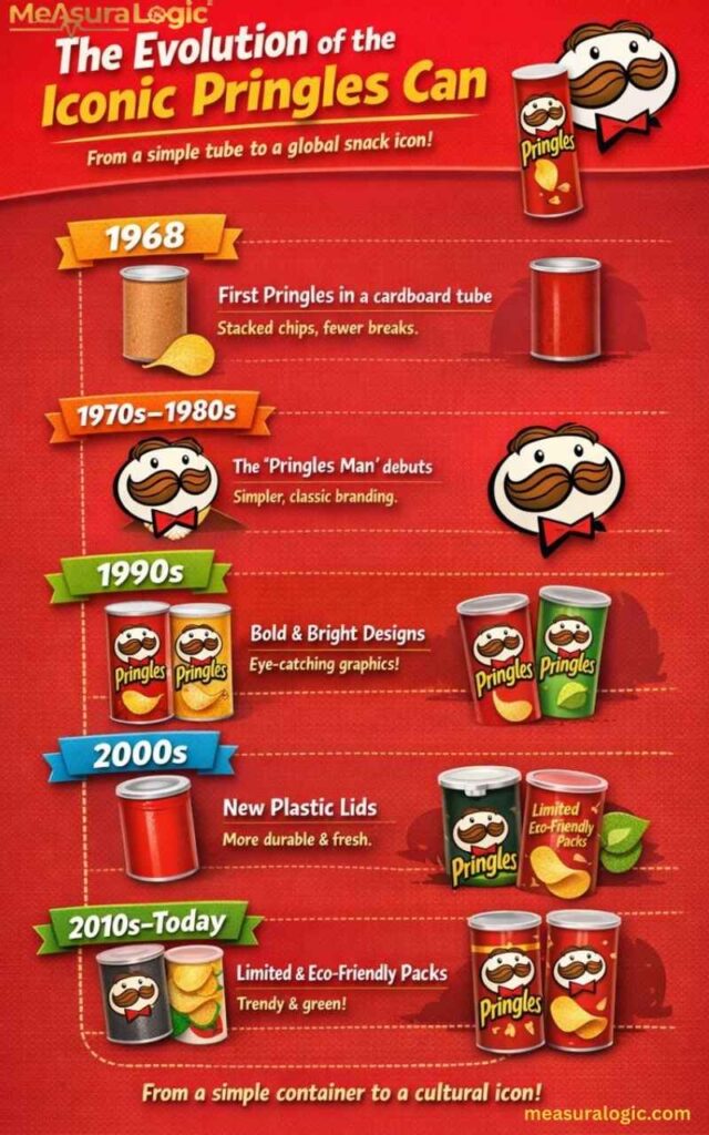 Pringles Can Dimensions: Height, Diameter, and Size Guide - Measura Logic